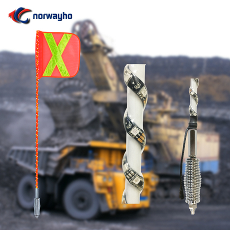 LED whips, LED lighted flagpole, safety flagpole, under glows rock ...